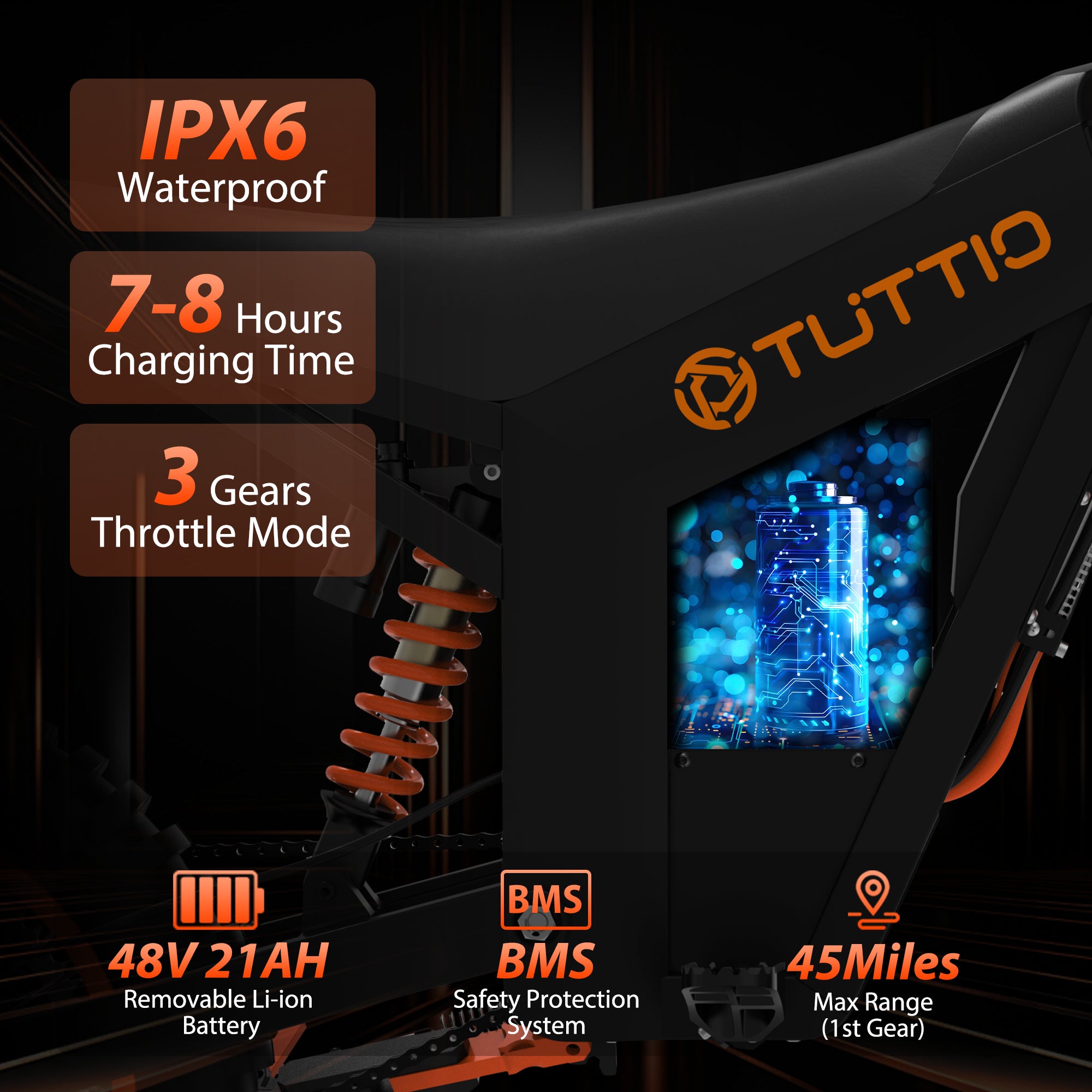 Tuttio Soleil01 Electric Bike Battery – TUTTIO